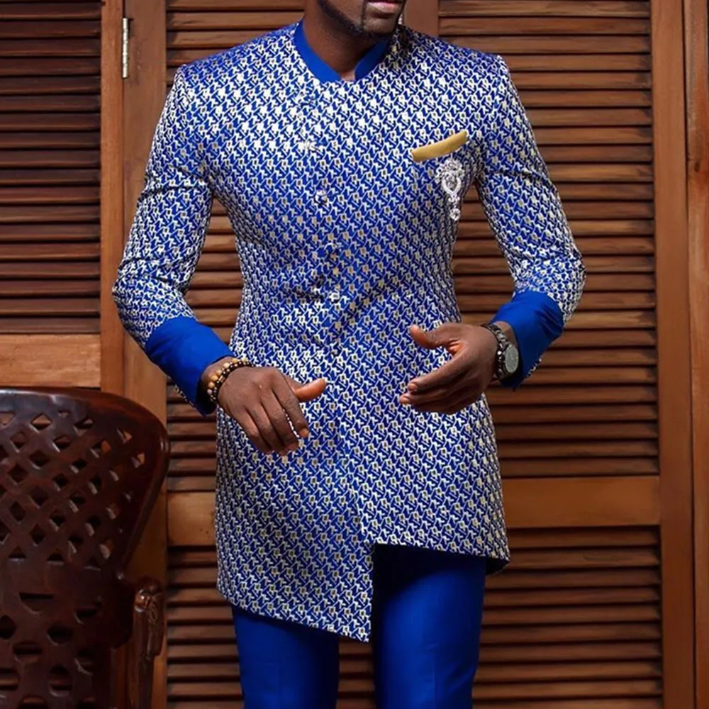 Tops-Muslim-Men-Ethnic-Print-Pattern-Shirts-Casual-Well-Fitting-Male ...