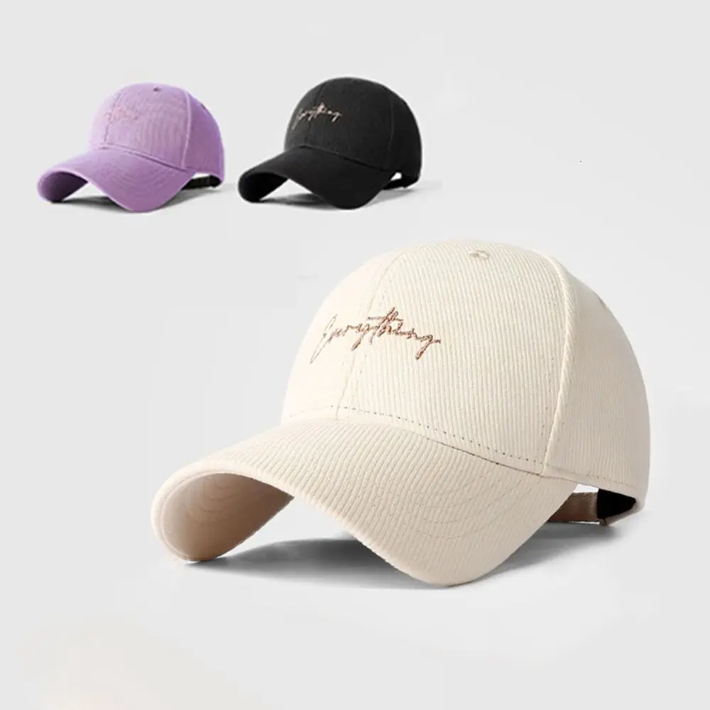 Champagne-Gold-Letters-Baseball-Cap-Streetwear-Adjustable-Baseball-Hat ...