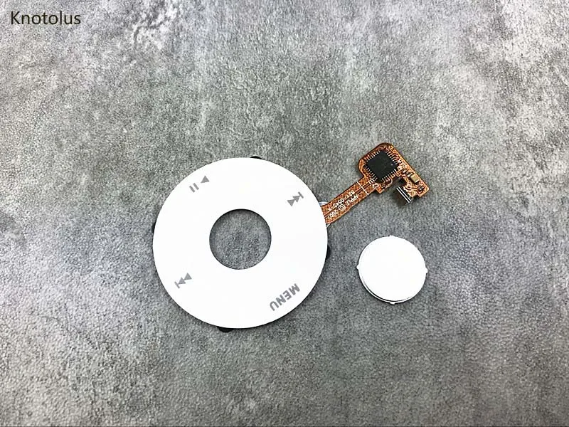 white-color-repair-replacement-click-wheel-silver-central-button-key ...