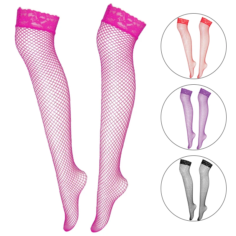 Meias-arrast-o-sexy-para-mulheres-malha-transparente-fina-meias-altas-para-coxa-elasticidade ...