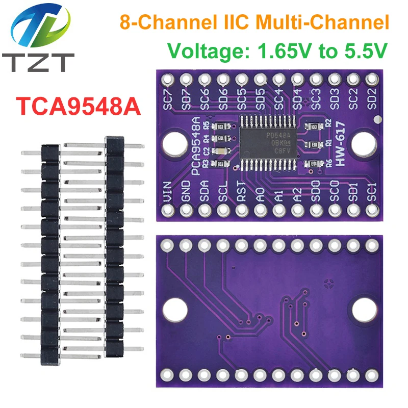 TZT-TCA9548A-1-to-8-8-Way-I2C-8-channel-Multi-channel-Expansion-Board ...
