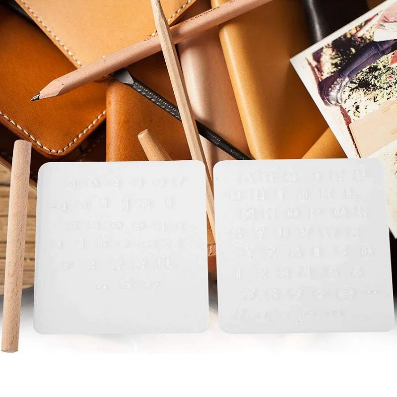 Kit de Ferramentas de Stamping para Artesanato em Couro: Alfabeto em ...