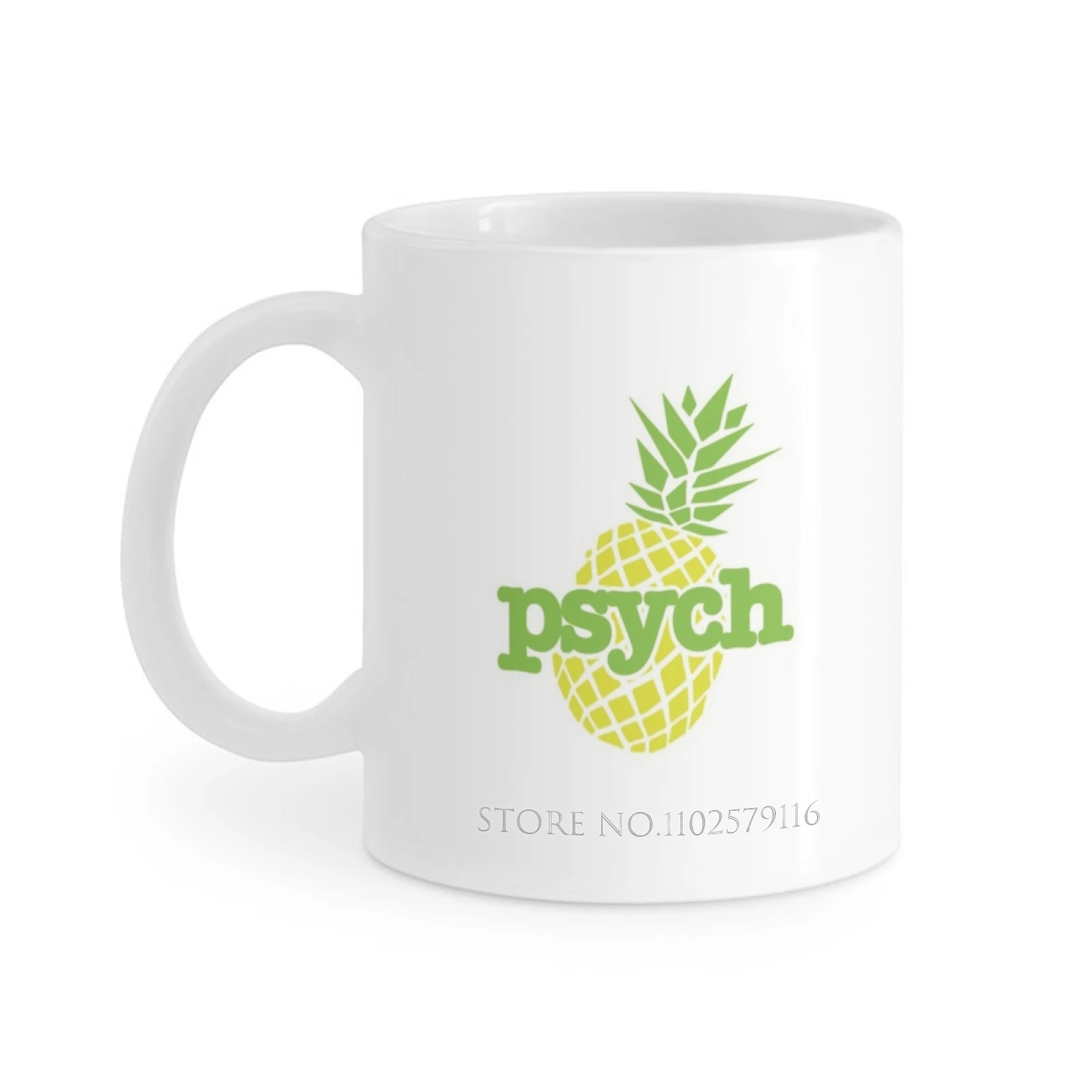 Psych-White-Mug-Printed-Funny-Tea-Cup-Gift-Personalised-Coffee-Mugs ...