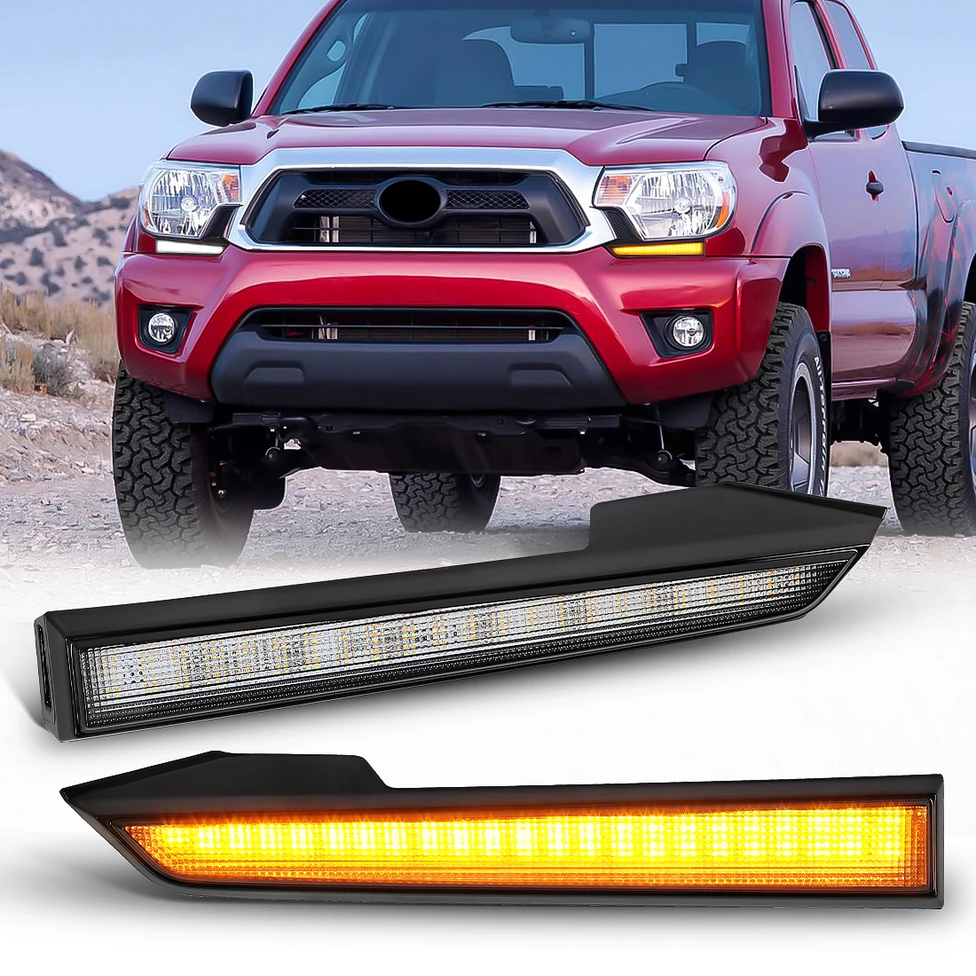 LED-Daytime-Running-Light-For-Toyota-Tacoma-2012-2013-2014-2015-Dynamic ...