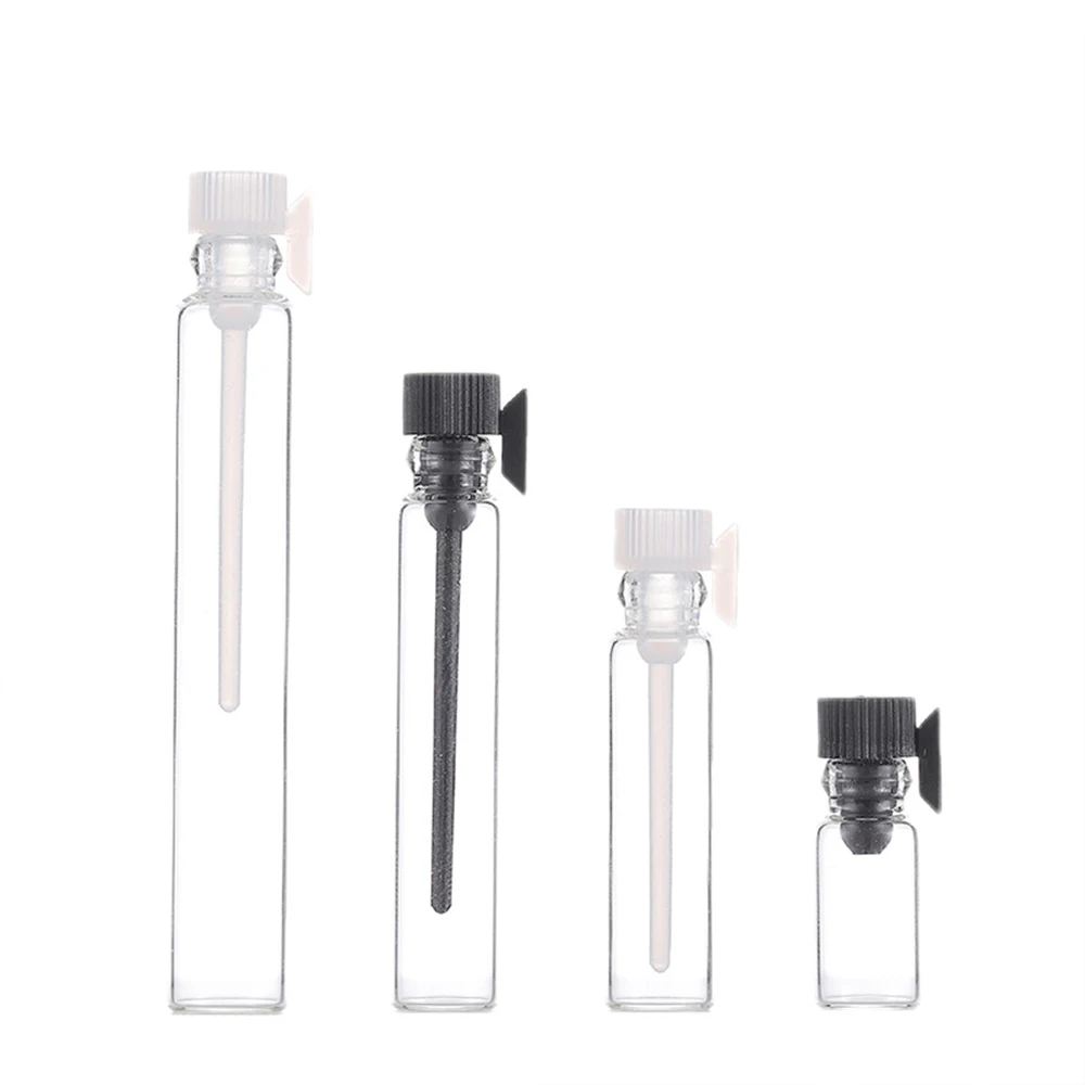 100-200-300-500-1000pcs-0-5-1-2-3ml-Clear-Transparent-Glass-Essential ...