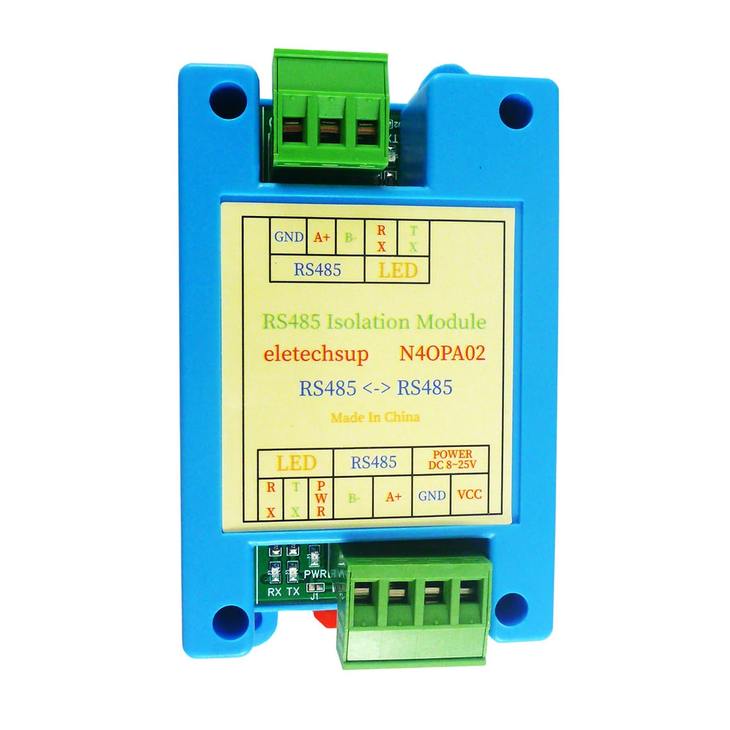 N4OPA02 RS485 Bus 3KV Isolation Protector HUB Router Repeater 485 ...