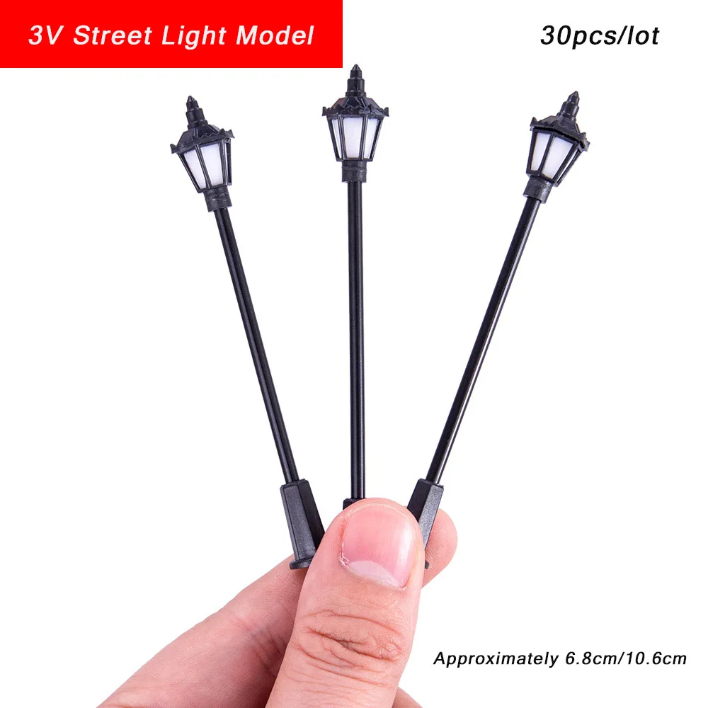 30-Stuks-6-8Cm-10-6Cm-Miniatuur-Licht-Spoorweg-Treinlamp-3V-Led-Straat ...