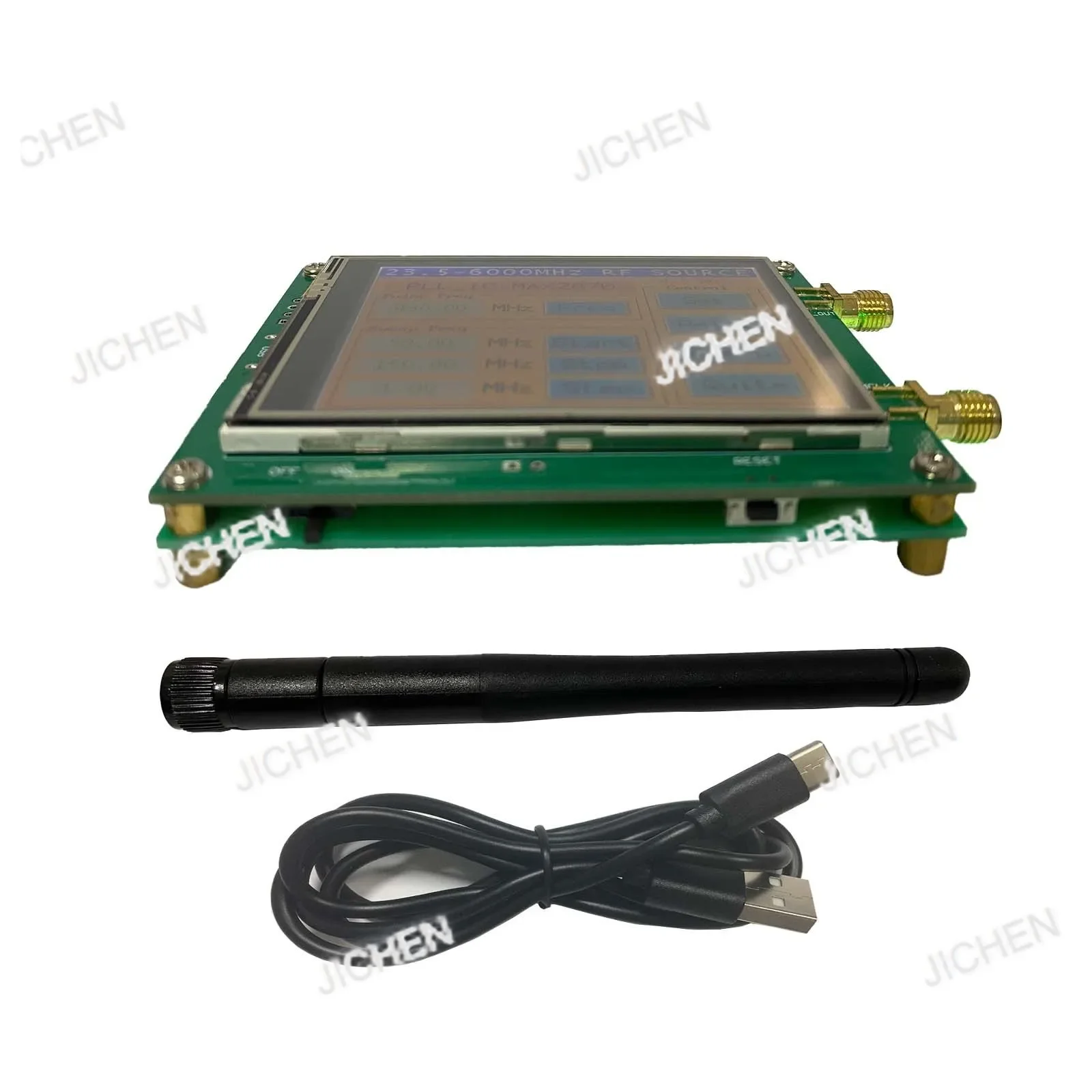 JCT Dual Output RF Signal Generator 23.5MHz-6000MHz Touchscreen PLL ...