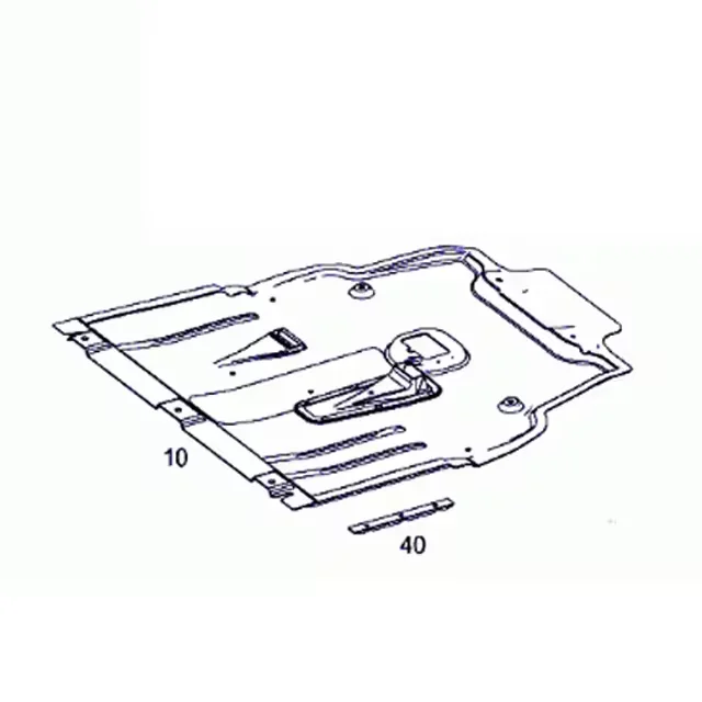 Pi-ces-de-rechange-de-carrosserie-pour-Mercedes-Benz-sous-couvercle-de ...