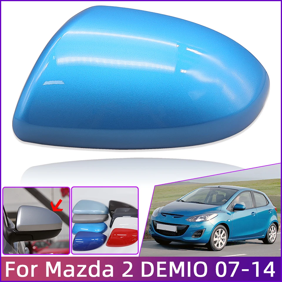 Auto-Rearview-Mirror-Cover-Cap-For-Mazda-2-Demio-2007-2008-2009-2010 ...