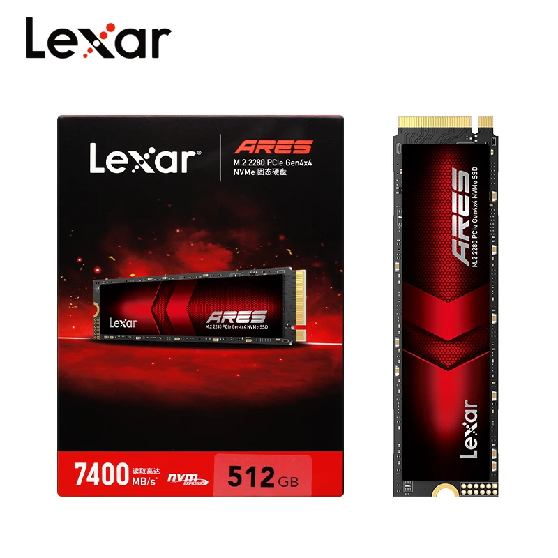 100 Original Lexar ARES M 2 2280 PCle Gen4x4 NVMe SSD 512GB 1TB 2TB 100 Original Lexar ARES M 2 2280 PCle Gen4x4 NVMe SSD 512GB 1TB 2TB