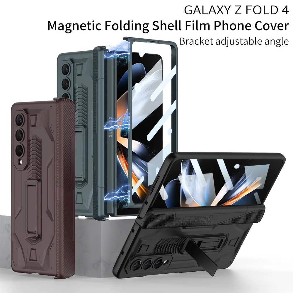 Case-For-Samsung-Galaxy-Z-Fold-4-5G-with-Kickstand-Built-in-Screen ...