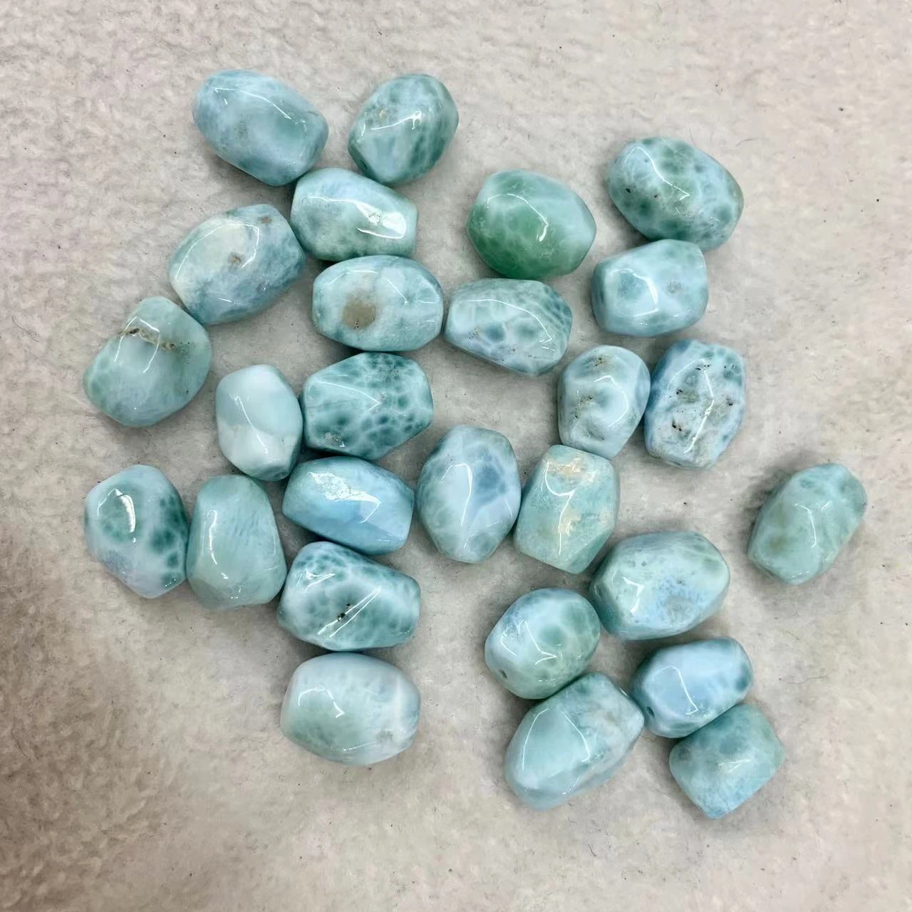Natural Genuine Dominican Larimar/ Copper Pectolite Nugget Free Form ...