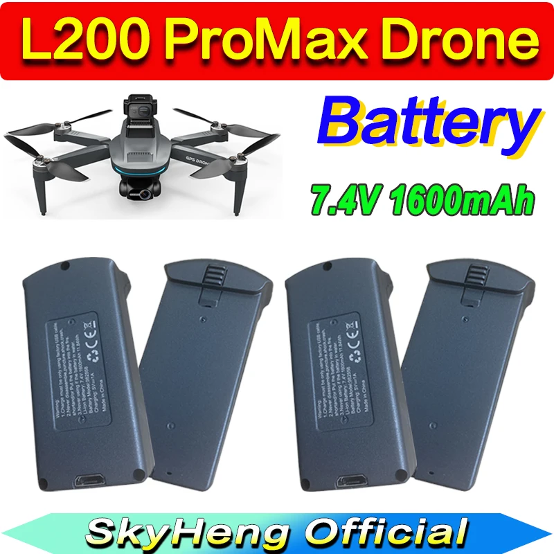 Original-LYZRC-L200-PRO-MAX-Dron-Battery-For-L200-PROMAX-7-4V-1600mAh ...