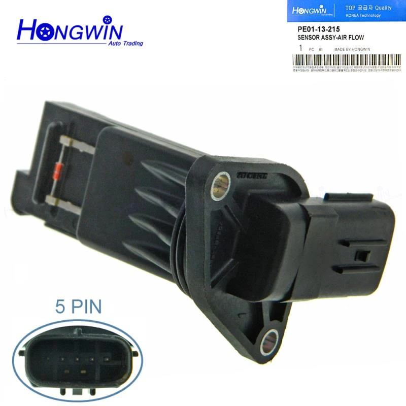 E5t62271 Pe01-13-215 Pe0113215 Mass Air Flow Meter Maf Sensor For Mazda ...