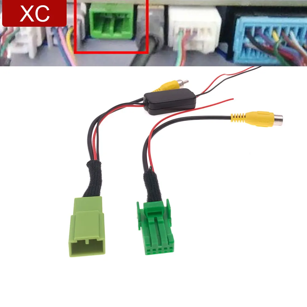 Car-Radio-Rear-View-Camera-RCA-Video-Reverse-Backup-12V-Convert-5-6 ...