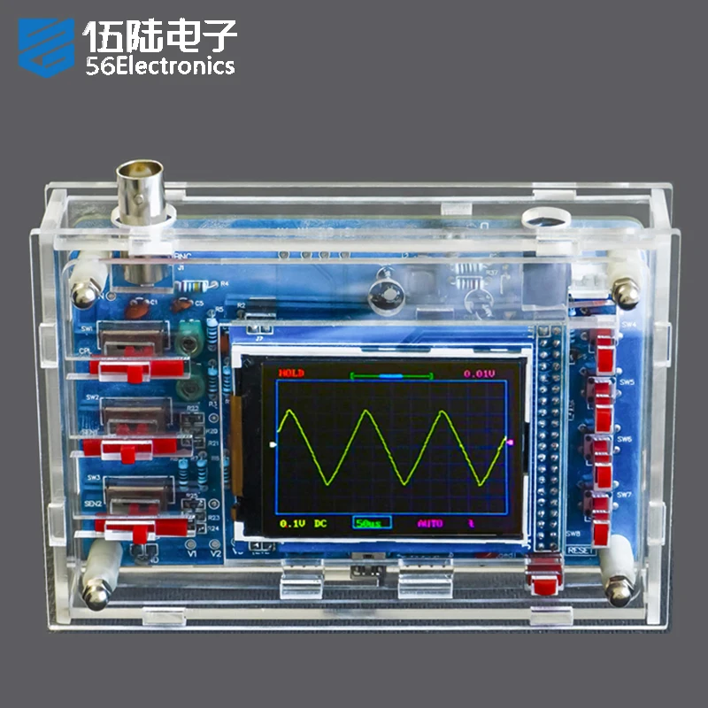 DSO138-Oscilloscope-Kit-2-4-Digital-Oscilloscope-LCD-Display-DIY ...