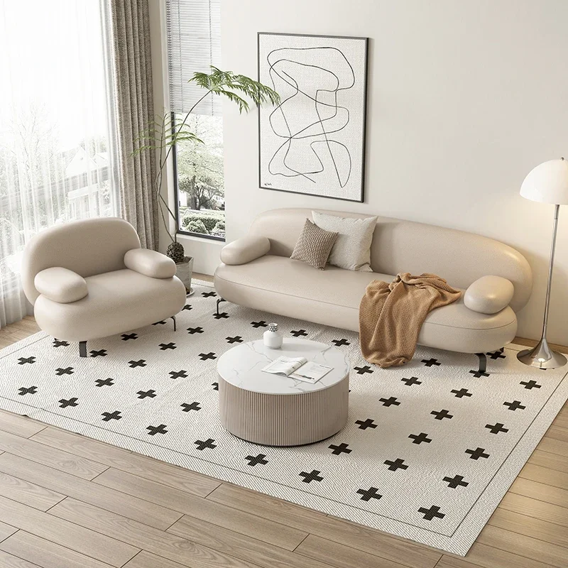 Sofa Ins Phong Cách Lưới Sofa Đỏ Phòng Khách Hiện Đại Sang Trọng Cửa ...