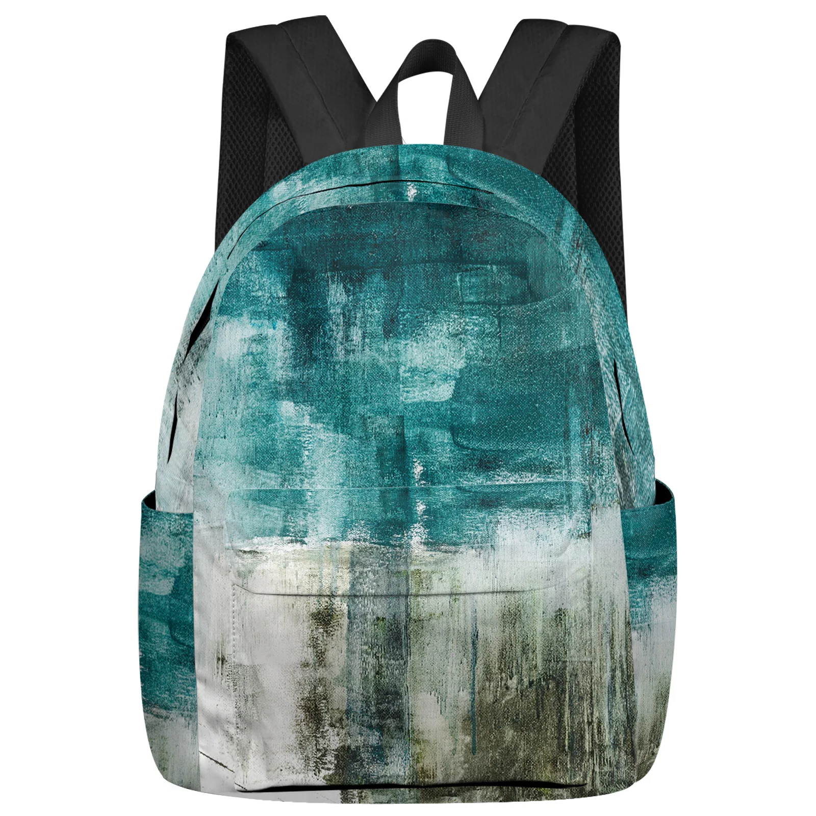 Abstract-Art-Ocean-Oil-Painting-Style-Backpacks-Teenagers-Student ...