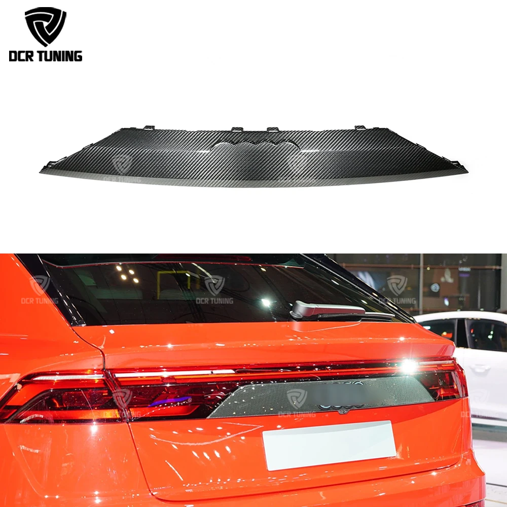 Rear-Trunk-Trim-For-Audi-Q8-SQ8-RS-Dry-Carbon-Fiber-Rear-Bumper-Trunk ...
