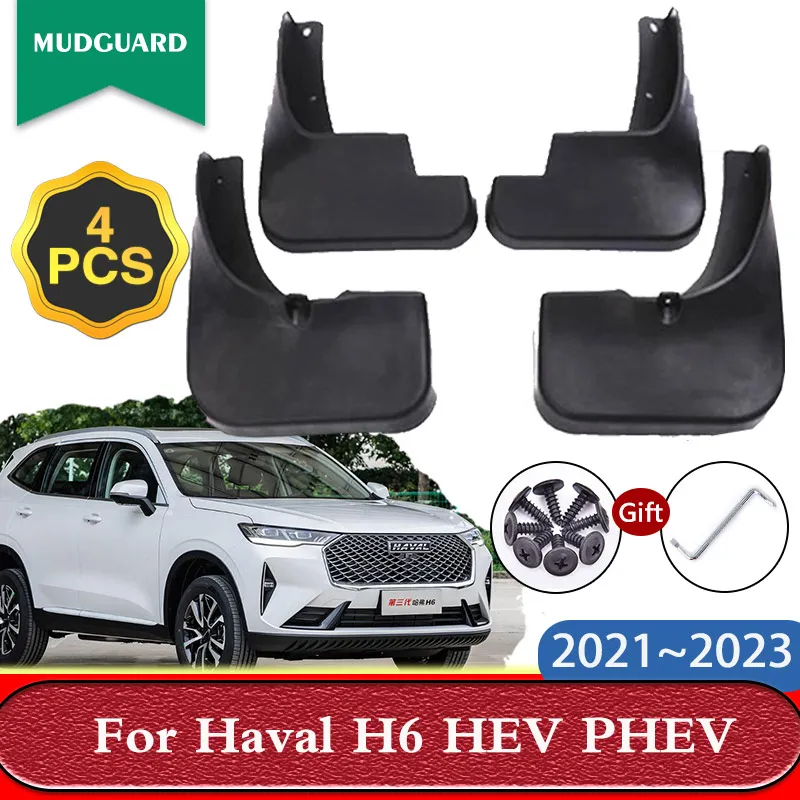for Great Wall Haval H6 HEV PHEV 2021 2022 2023 Car Mudflaps Splash ...