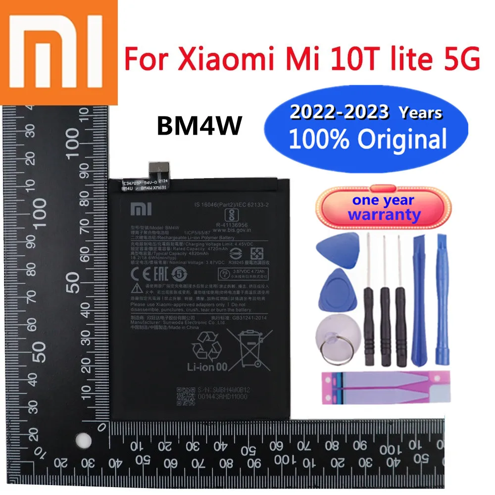 Xiaomi-BM4W Bateria para Xiaomi, 100% Original, Alta Qualidade, 4820mAh ...