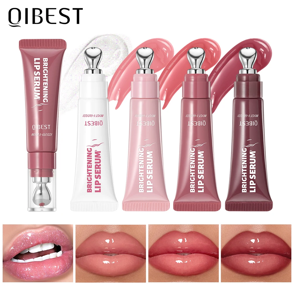 QIBEST Mirror Pearl Lipgloss Long Lasting Moisturizing Lipstick Shine ...