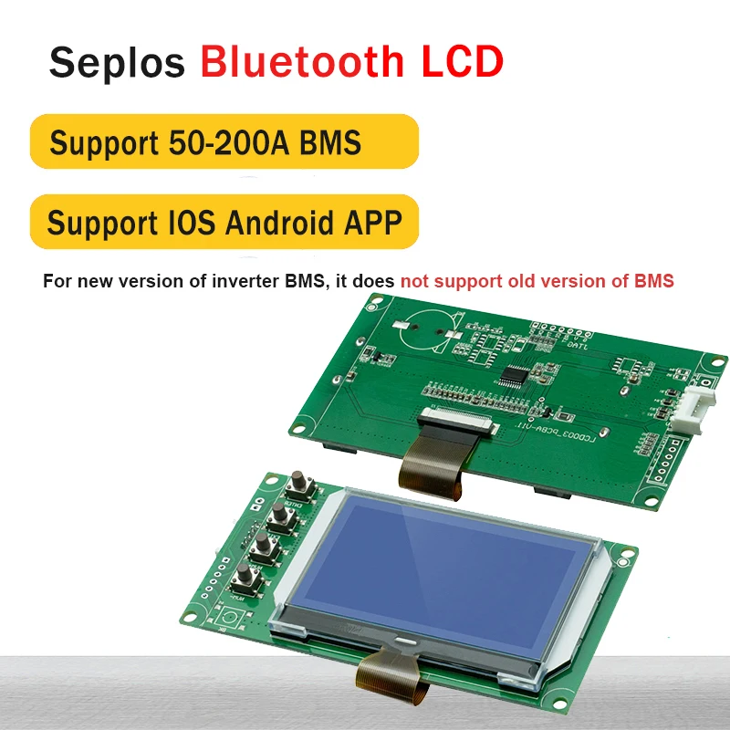 Seplos New Bluetooth LCD Inverter BMS Communicate With Smartphone IOS ...