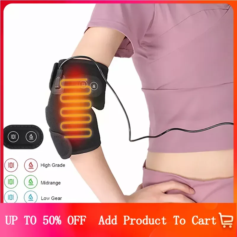 Heating-Elbow-Pad-warm-Wrap-USB-Arm-Sleeve-Brace-Support-Hot-Therapy ...