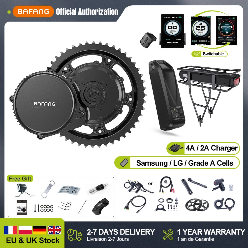 Bafang-750W-Mid-Drive-Motor-Electric-Bicycle-Conversion-Kit-BBS02B ...