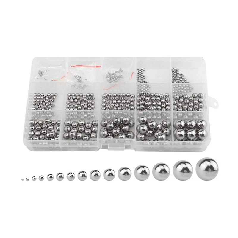 580Piece-Bicycle-Bearing-Balls-Bicycle-Bearing-Steel-Balls-Bearing-Balls-Assortment-Kit-For ...