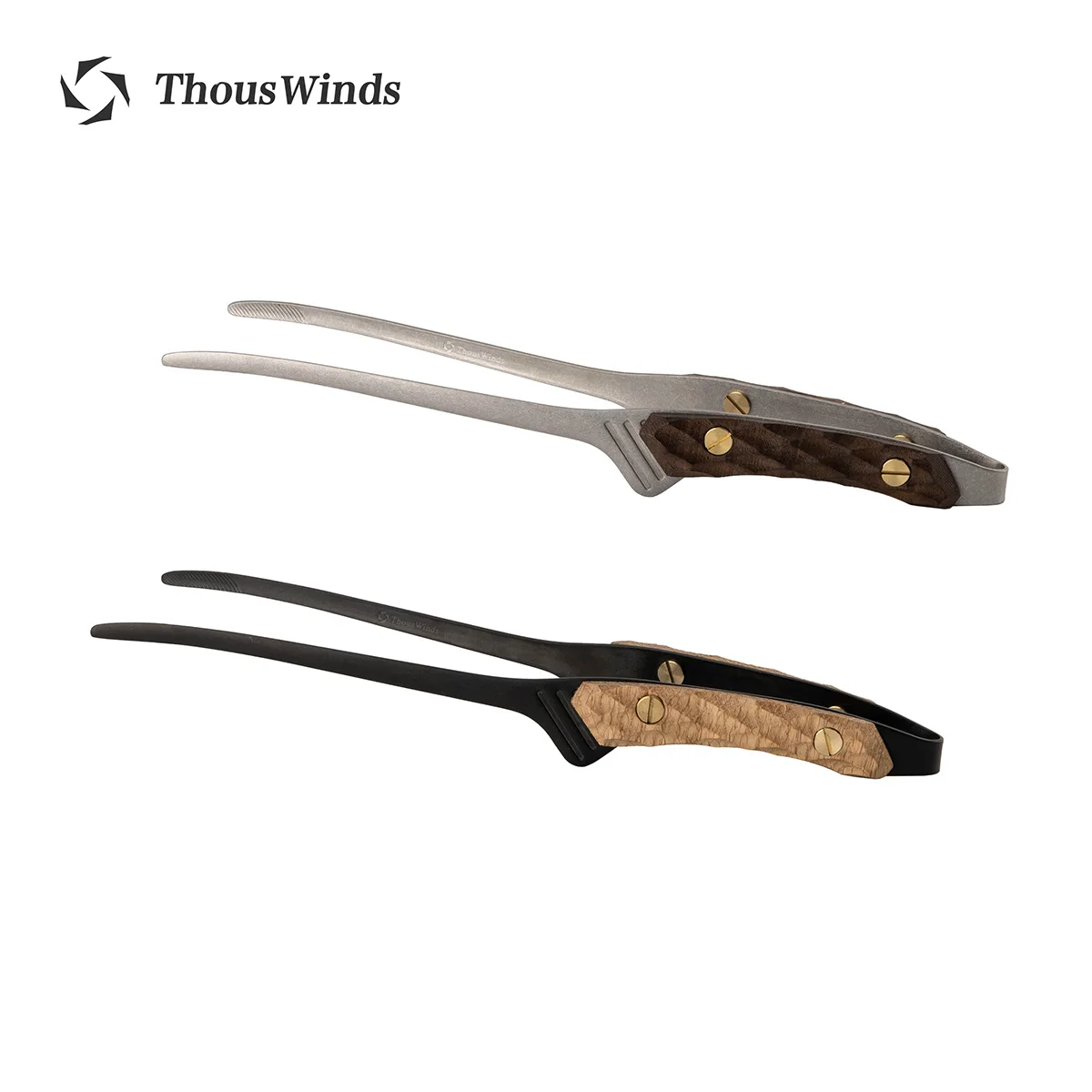 Thous Winds 야외 요리 클립 스테인레스 스틸 음식 집게 바베큐 스테이크 족집게 여행 피크닉 캠핑 조리기구 용품
