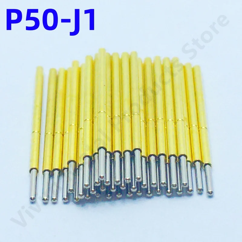 100PCS-P50-J1-Spring-Test-Probe-Test-Pin-Pogo-Pin-P50-J-Electric-ICT ...