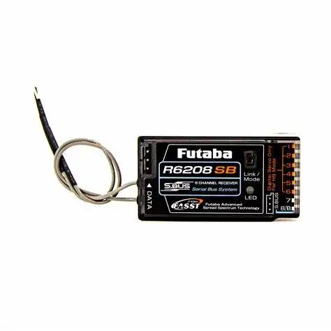 Futaba R6208SB 3CH/18CH 2.4Ghz FASST S.Bus Micro Receiver for 14sg ...