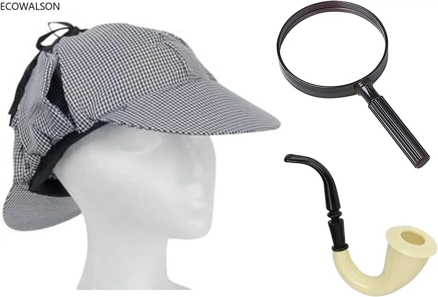 Sherlock Holmes Hat And Pipe