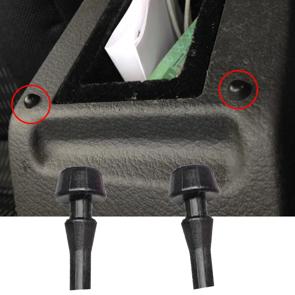 2Pcs-Car-Center-Console-Armrest-Lower-Stop-Buffer-Cover-Limiter-Cushion ...