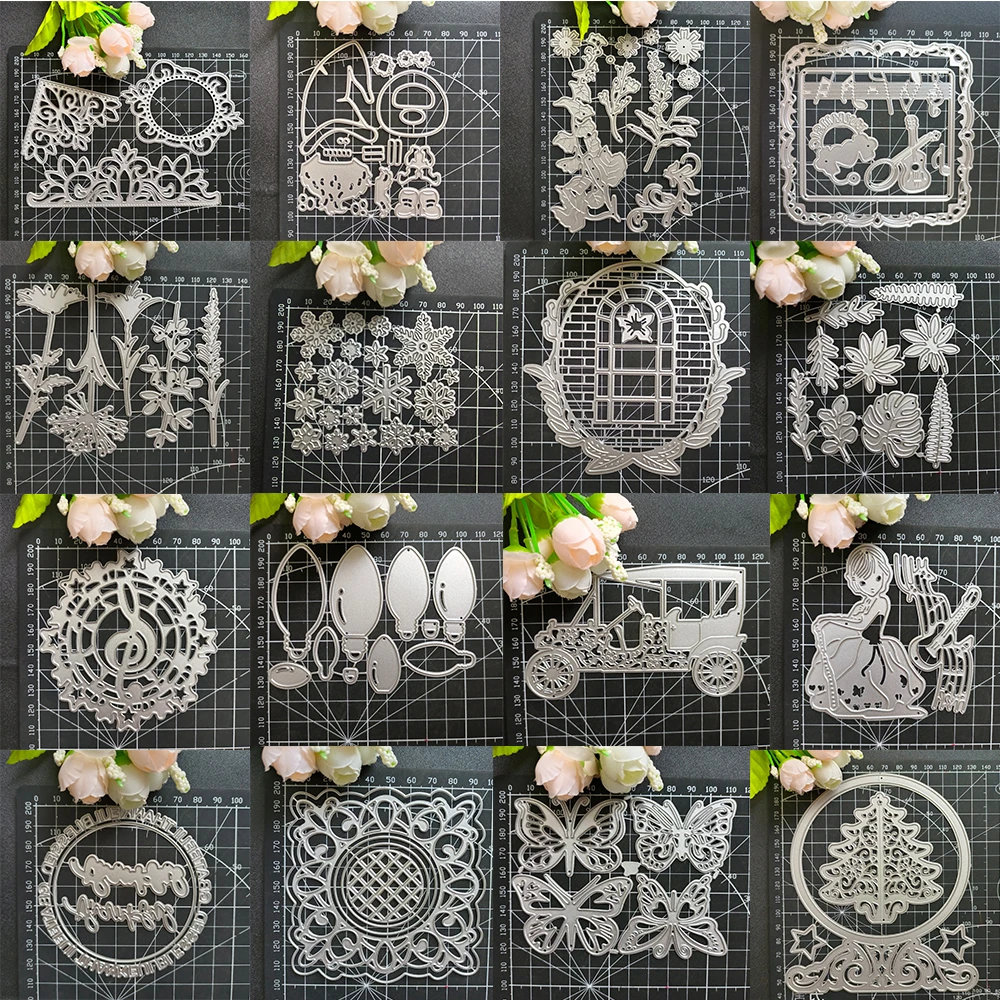 New Metal Dies Card Making Scrapbooking | Metal Cutting Dies Card ...