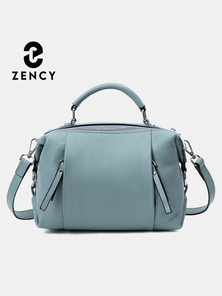 Zency-Women-s-Genuine-Leather-Bag-Simple-High-Quality-Tote-Bag-Small ...