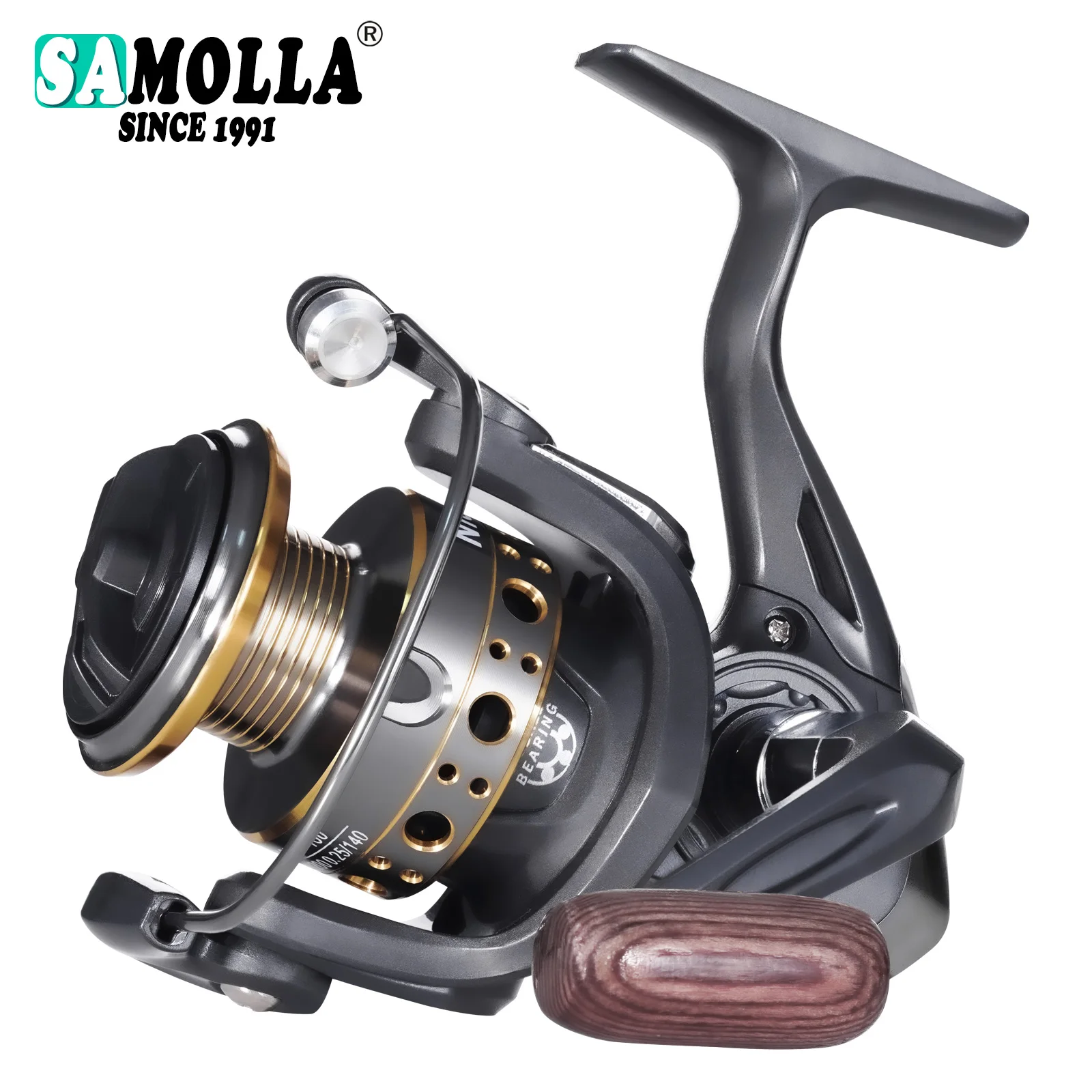 SAMOLLA-New-Aluminum-Spool-Spinning-Fishing-Reel-7-1BB-Seawater-Smooth ...