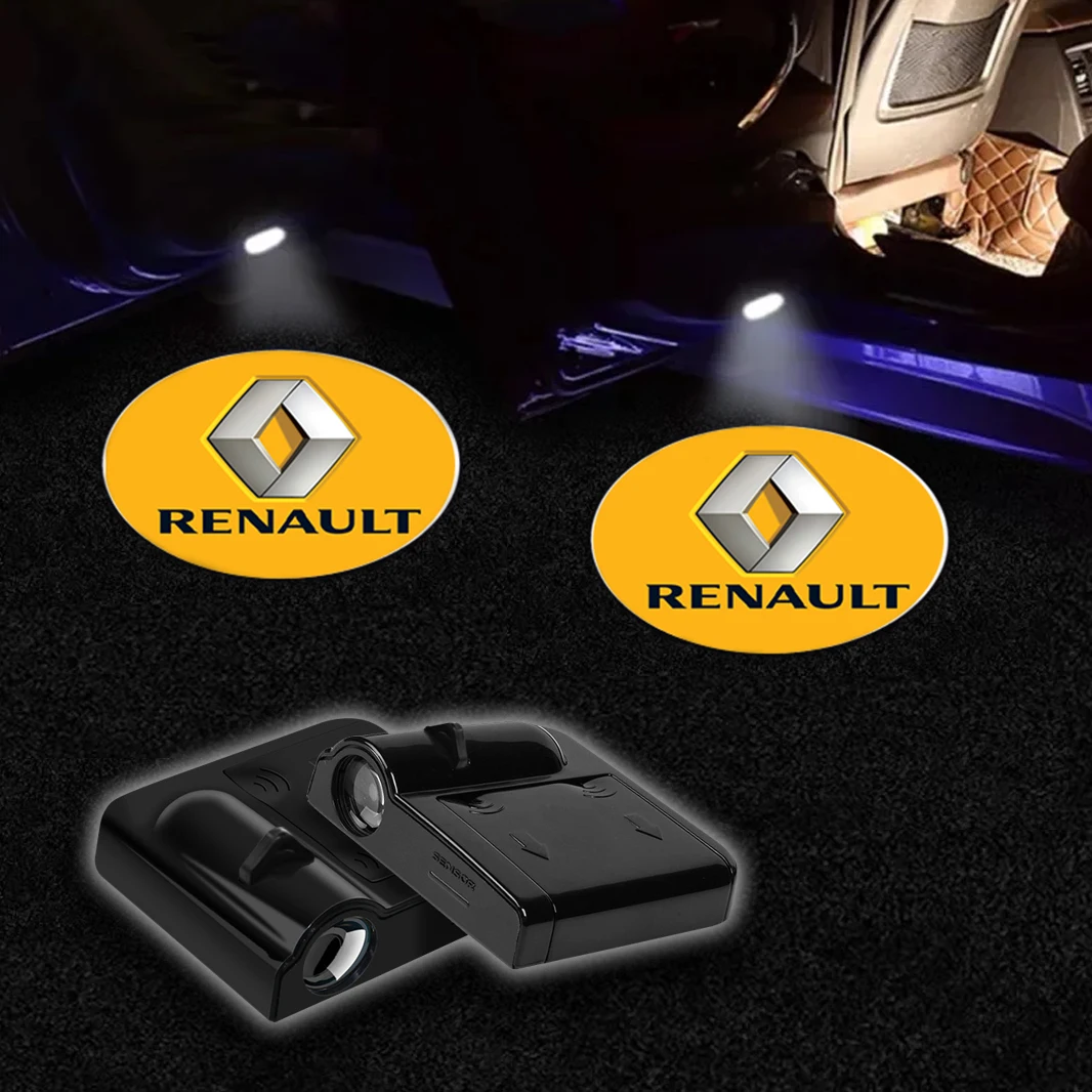 1-2pcs-LED-Car-Door-Welcome-Light-Car-Logo-Projector-Lights-For-Renault ...