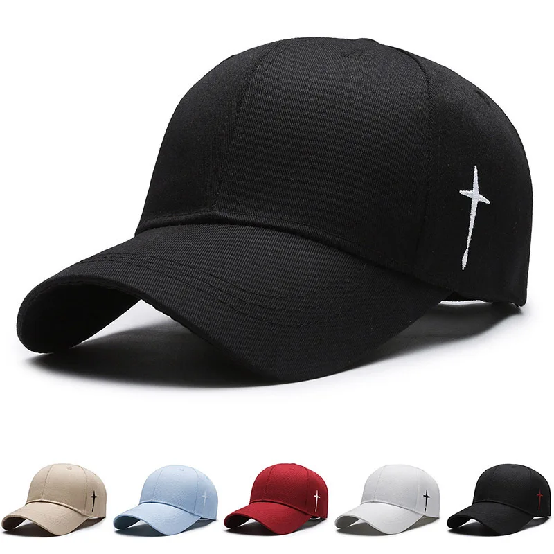 Unisex-Simple-Cross-Water-Drop-Embroidery-Baseball-Caps-Spring-and ...