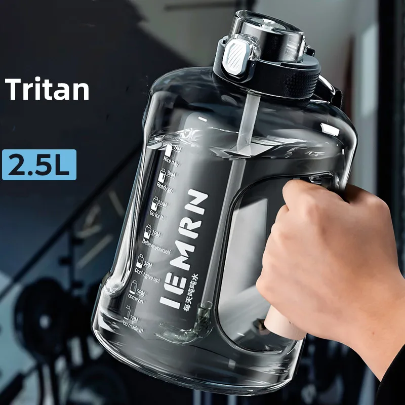 Water Bottle 2 Liters Tritan Material Precise Scale Portable Large ...
