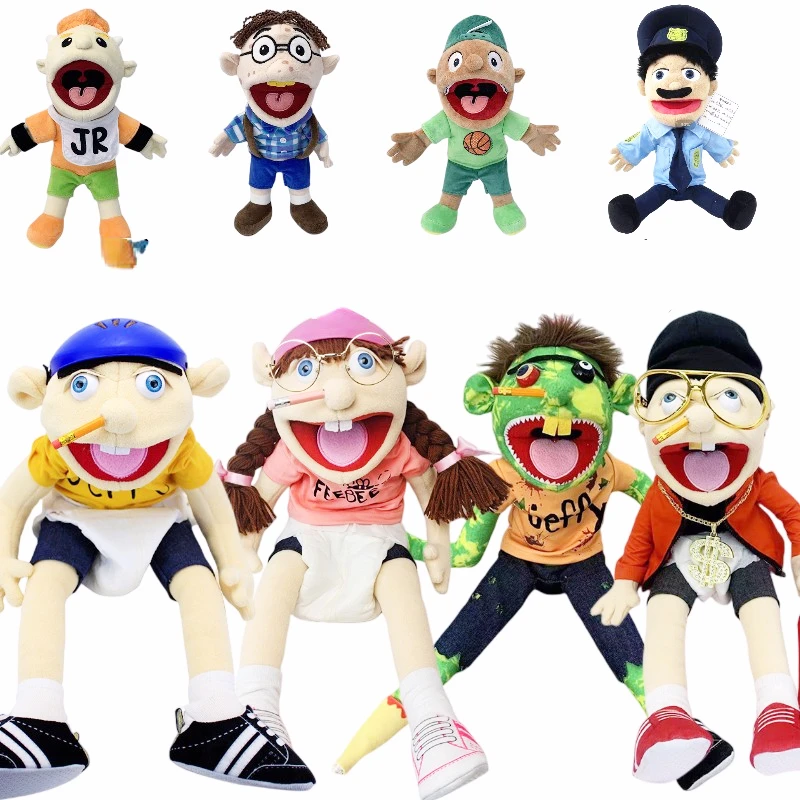 New-Puppet-family-Jeffy-Puppet-Plush-Hat-Game-Toy-Boy-Girl-Cartoon-Hand ...