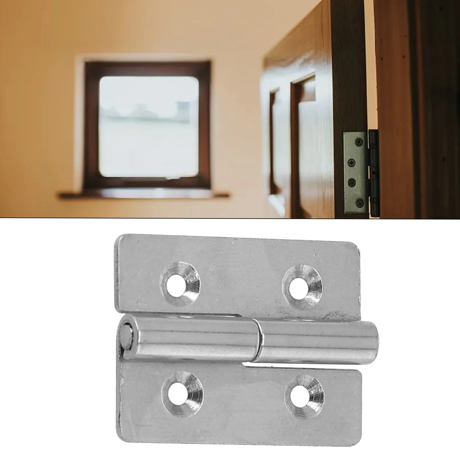 Door-Tool-Removable-Hinge-Slip-Joint-Silver-Stainless-Steel-Detachable ...