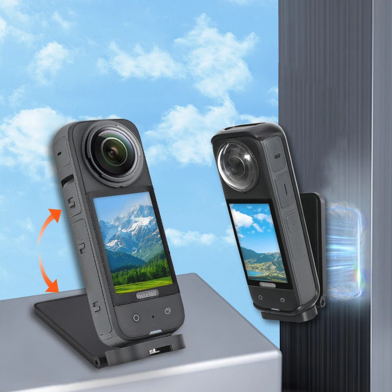 Magnetic Sport Camera Holder For Insta360 X3 X4 Action Camera Desktop ...