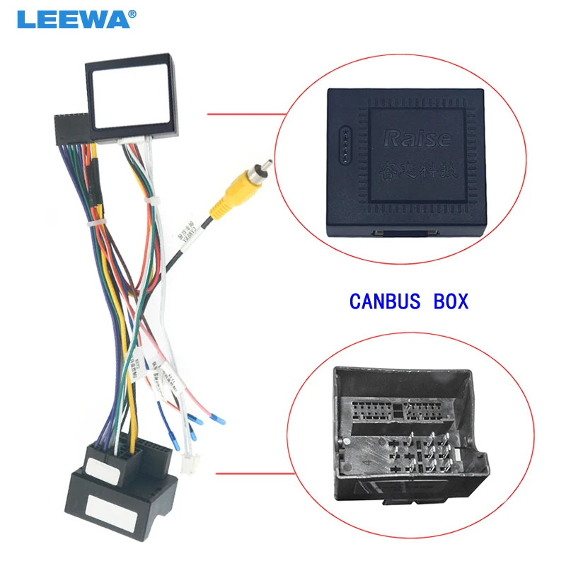 Leewa Android Car Media Player Navi Radio Canbus Box Wire Harness For ...