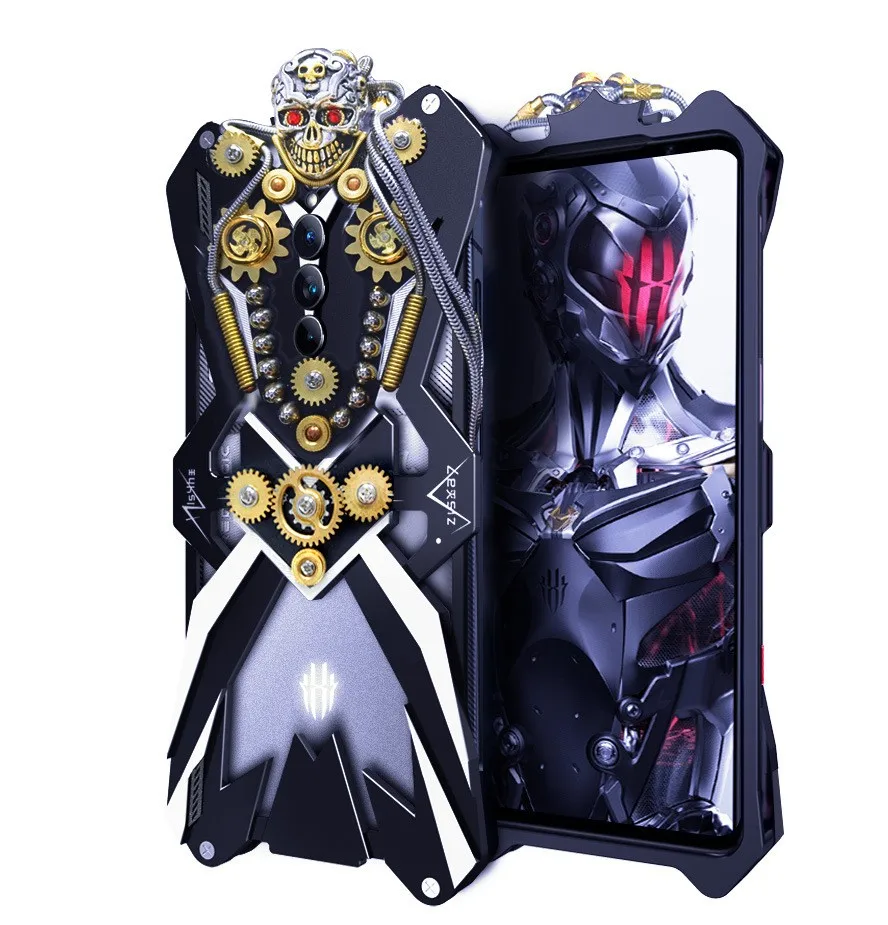 Original-Luxury-Armor-Metal-Aluminum-Phone-Case-For-Zte-Red-Magic-8-8s ...