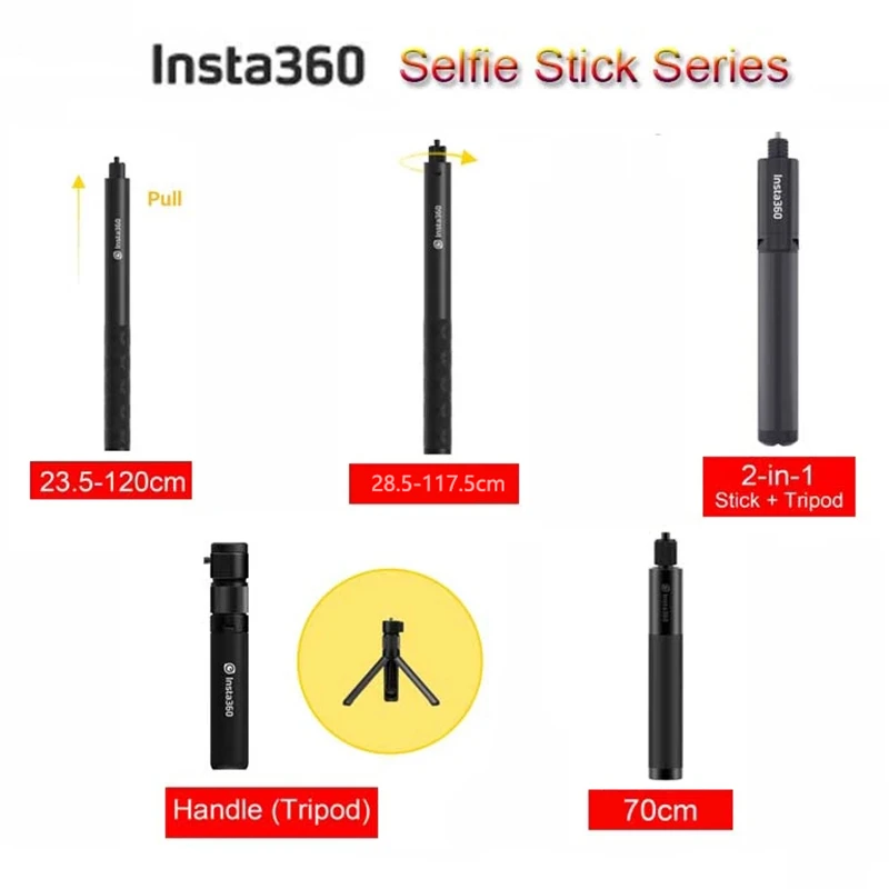 New Insta360 1.2m Invisible Selfie Stick Insta360 Bullet Time Bundle ...