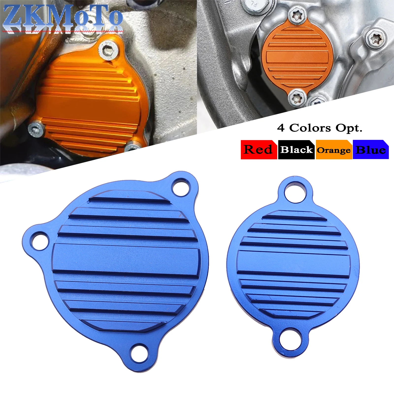 Motorcycle-CNC-Oil-Pump-Cover-Guard-Cap-and-Oil-Filter-Cover-Cap-For ...