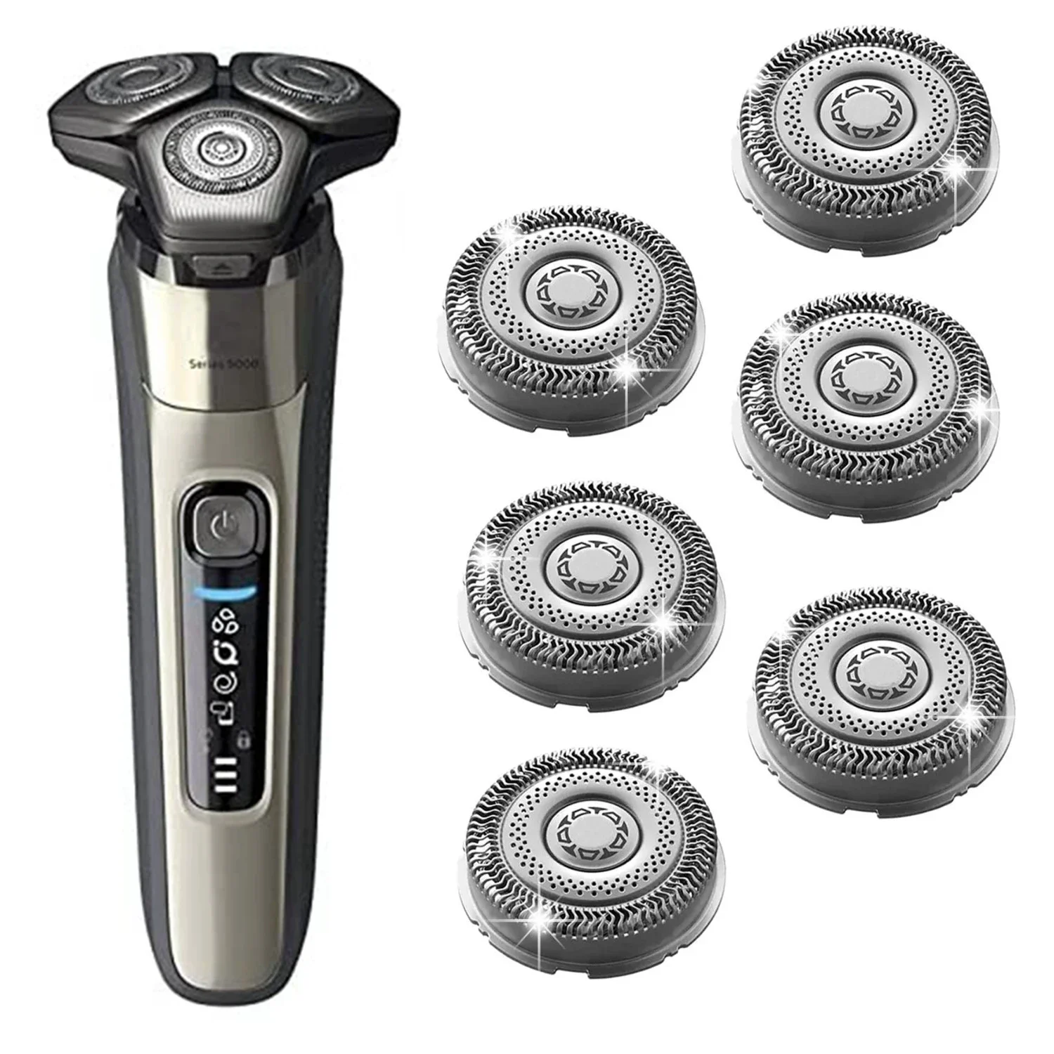 SH-91Replacement-Heads-Blades-For-Philips-Norelco-Shavers-Series-S9000 ...